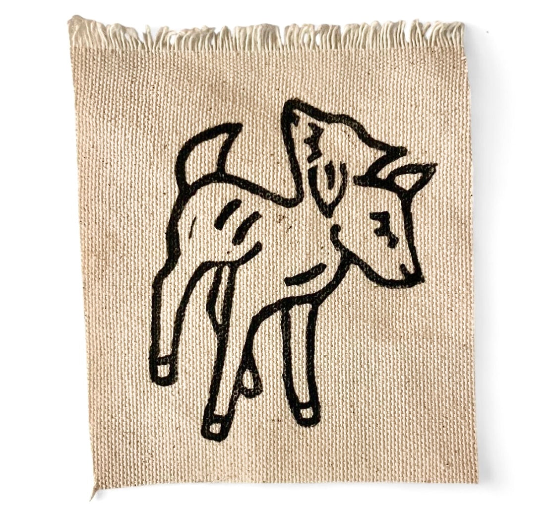 double headed lamb patch – harmos art